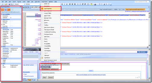 Bramer Fu: SharePoint: Integrate ASP.net controls with Forms – Part 5: Force Selection within ...